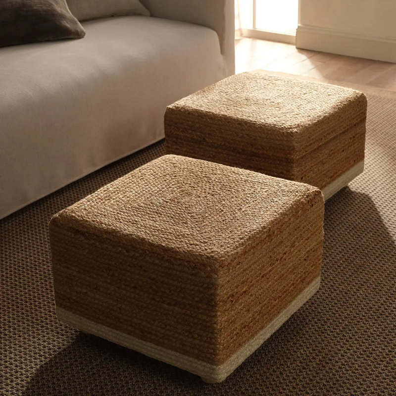 Birch Lane™ Caitlin Upholstered Ottoman & Reviews | Wayfair